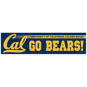 University Of California Golden Bears - 3x12 Bumper Sticker Strip at ...