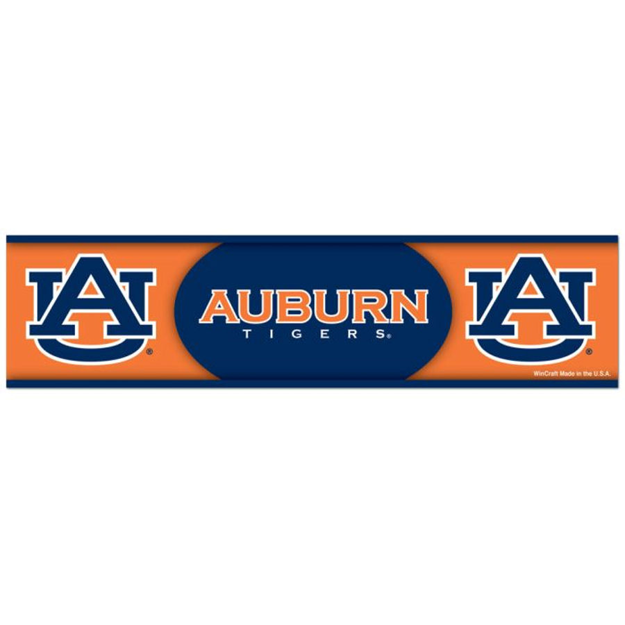 Auburn University Tigers - 3x12 Bumper Sticker Strip at Sticker Shoppe