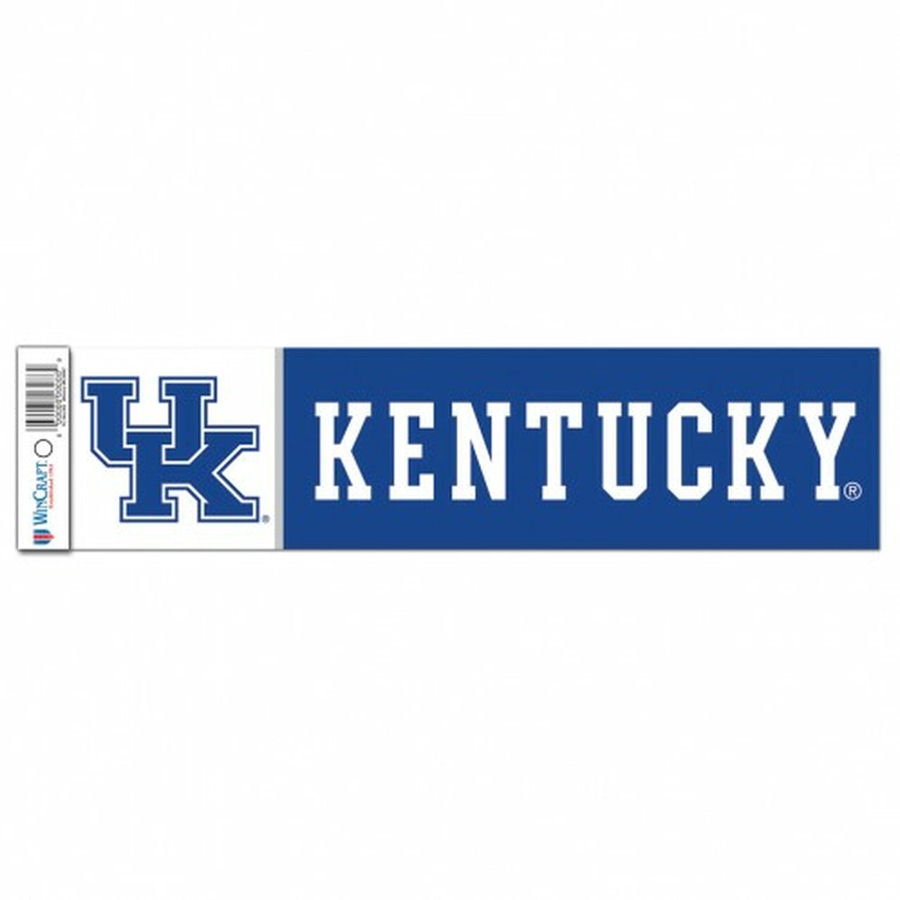 University Of Kentucky Wildcats - 3x12 Bumper Sticker Strip at Sticker ...