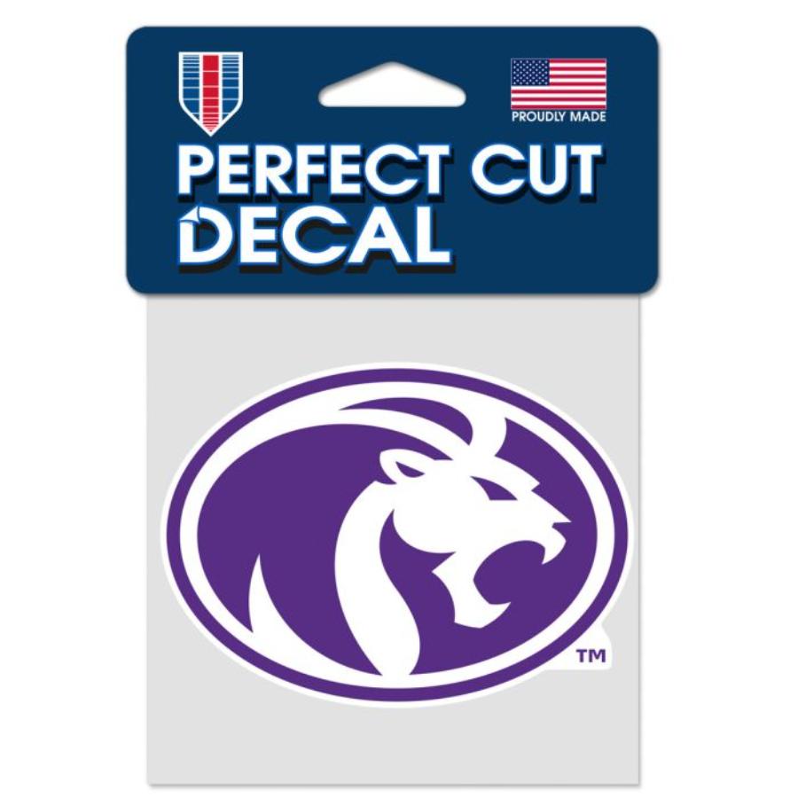 University Of North Alabama Lions - 4x4 Die Cut Decal at Sticker Shoppe