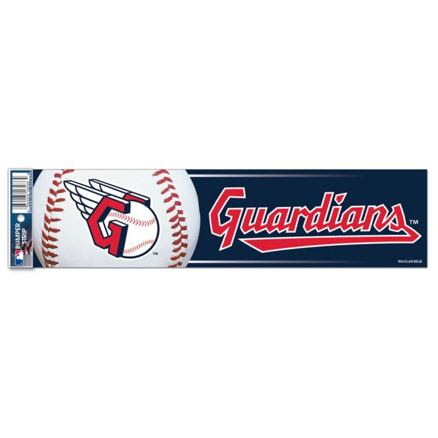 Cleveland Guardians - 3x12 Bumper Sticker Strip at Sticker Shoppe
