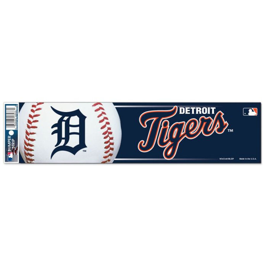 Detroit Tigers - 3x12 Bumper Sticker Strip at Sticker Shoppe