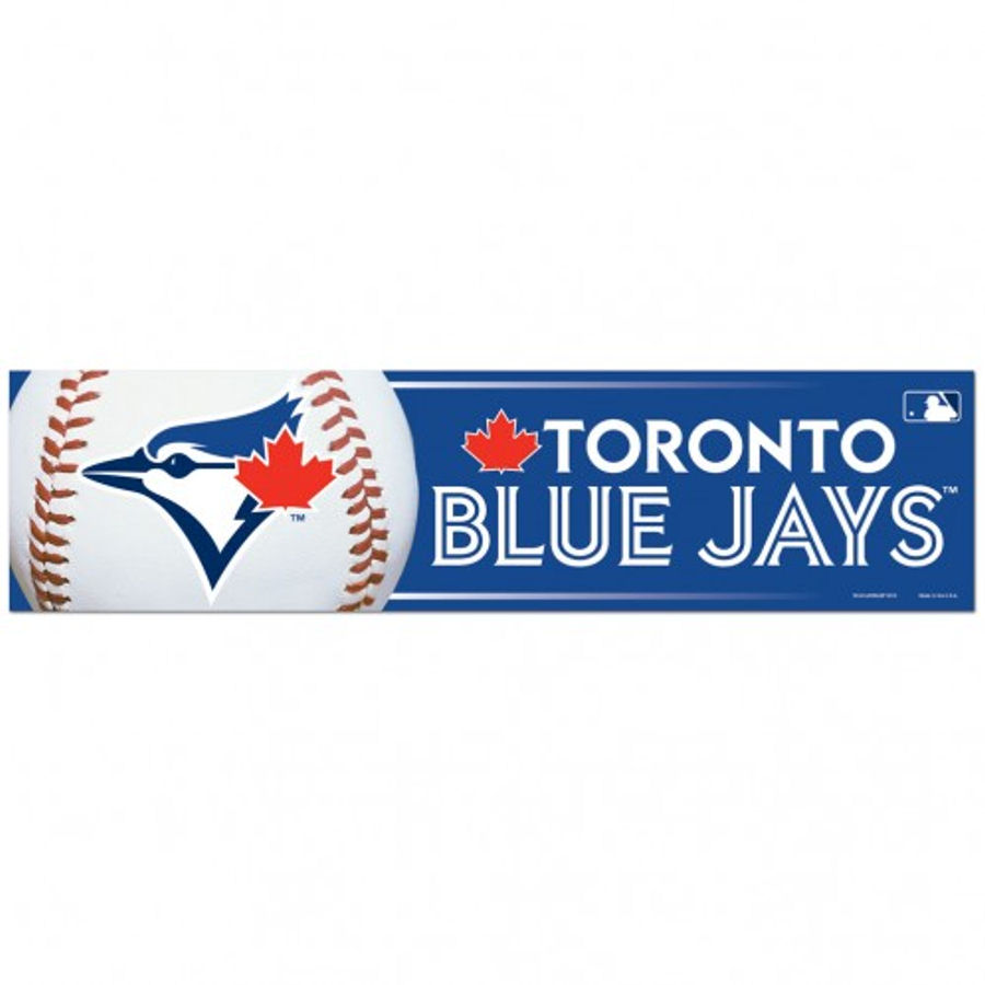 Toronto Blue Jays - 3x12 Bumper Sticker Strip at Sticker Shoppe