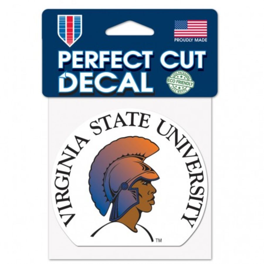 Virginia State University Trojans - 4x4 Die Cut Decal at Sticker Shoppe