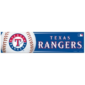 Texas Rangers - 3x12 Bumper Sticker Strip at Sticker Shoppe