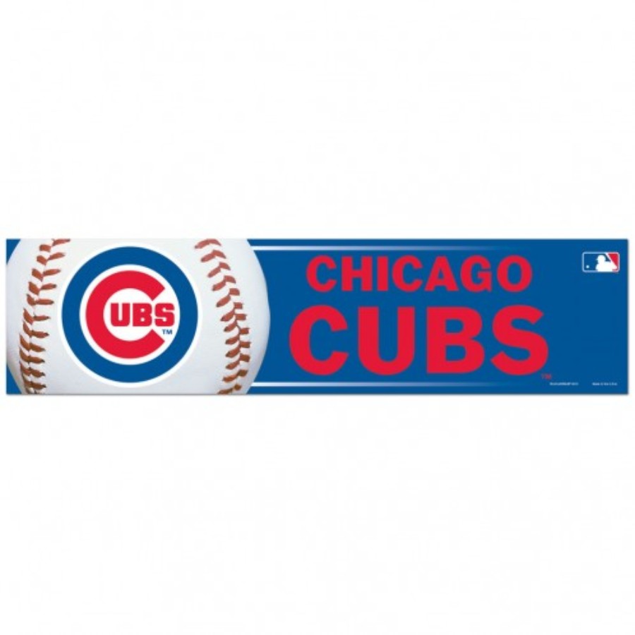 Chicago Cubs - 3x12 Bumper Sticker Strip at Sticker Shoppe