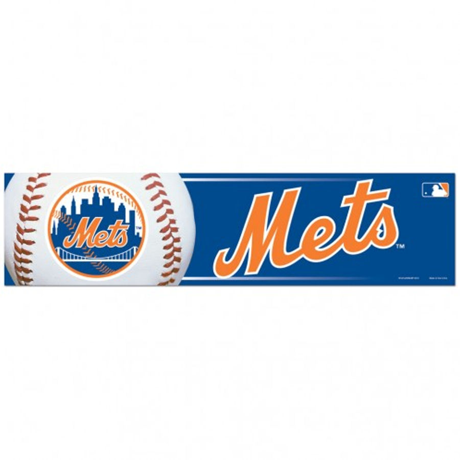New York Mets - 3x12 Bumper Sticker Strip at Sticker Shoppe