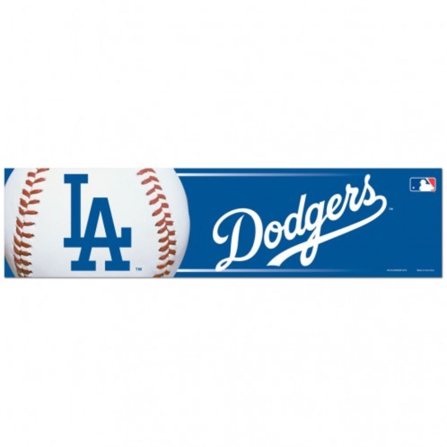 Los Angeles Dodgers - 3x12 Bumper Sticker Strip at Sticker Shoppe