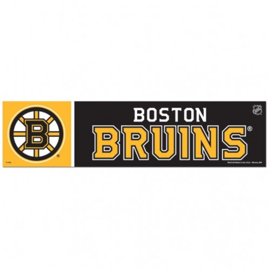 Boston Bruins - 3x12 Bumper Sticker Strip at Sticker Shoppe