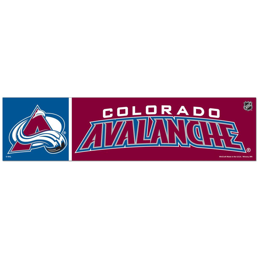 Colorado Avalanche - 3x12 Bumper Sticker Strip at Sticker Shoppe
