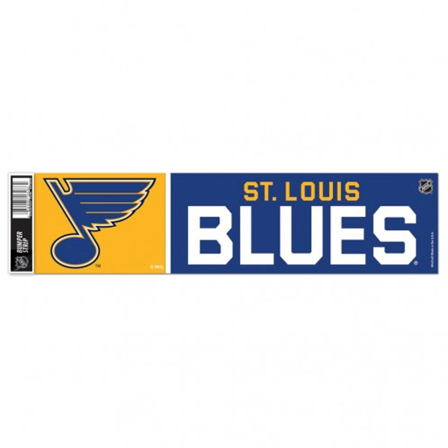 St. Louis Blues - 3x12 Bumper Sticker Strip at Sticker Shoppe