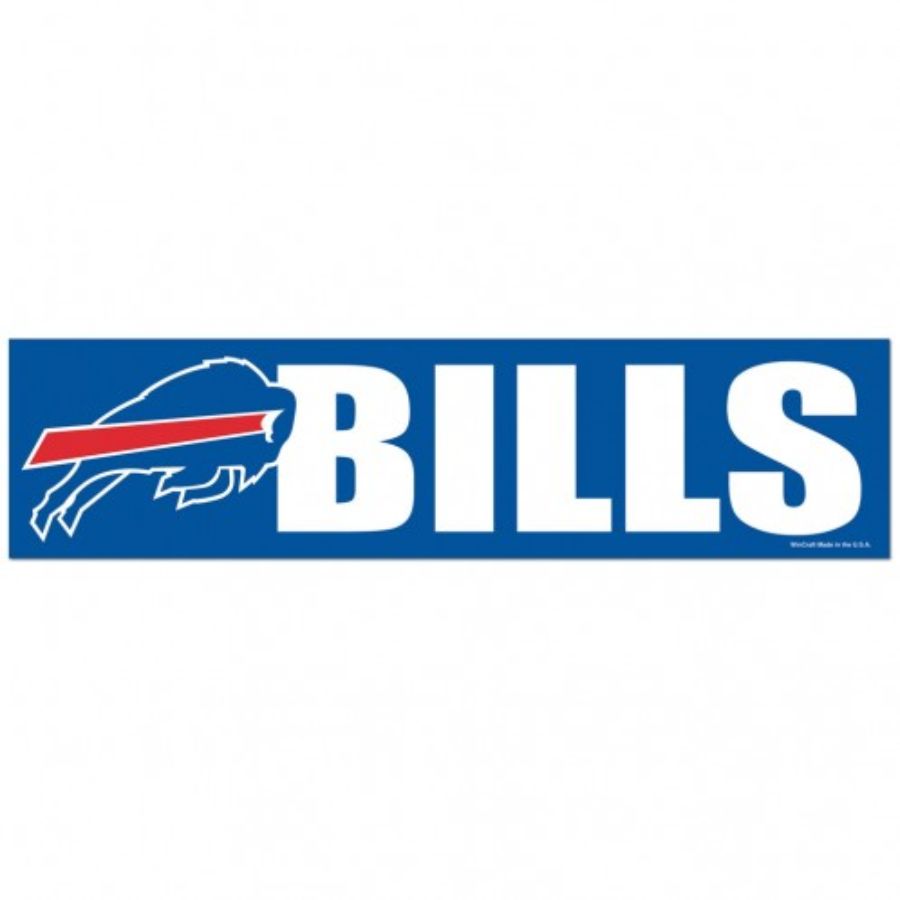 Buffalo Bills - 3x12 Bumper Sticker Strip at Sticker Shoppe