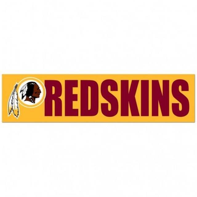 Washington Redskins - 3x12 Bumper Sticker Strip at Sticker Shoppe