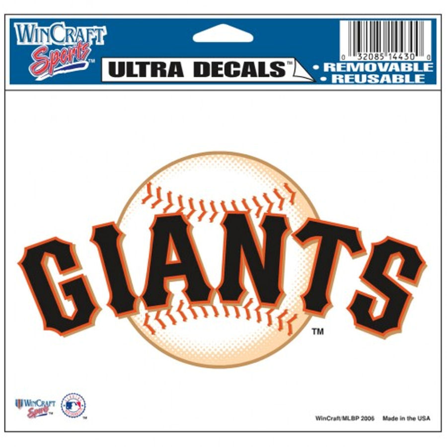 San Francisco Giants - 5x6 Ultra Decal at Sticker Shoppe