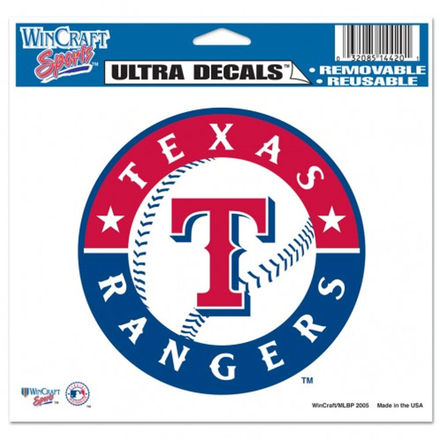 Texas Rangers - 5x6 Ultra Decal at Sticker Shoppe