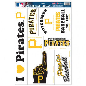 Pittsburgh Pirates - Set of 7 Ultra Decals at Sticker Shoppe