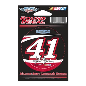 Kurt Busch #41 - 3x3 Round Vinyl Sticker at Sticker Shoppe