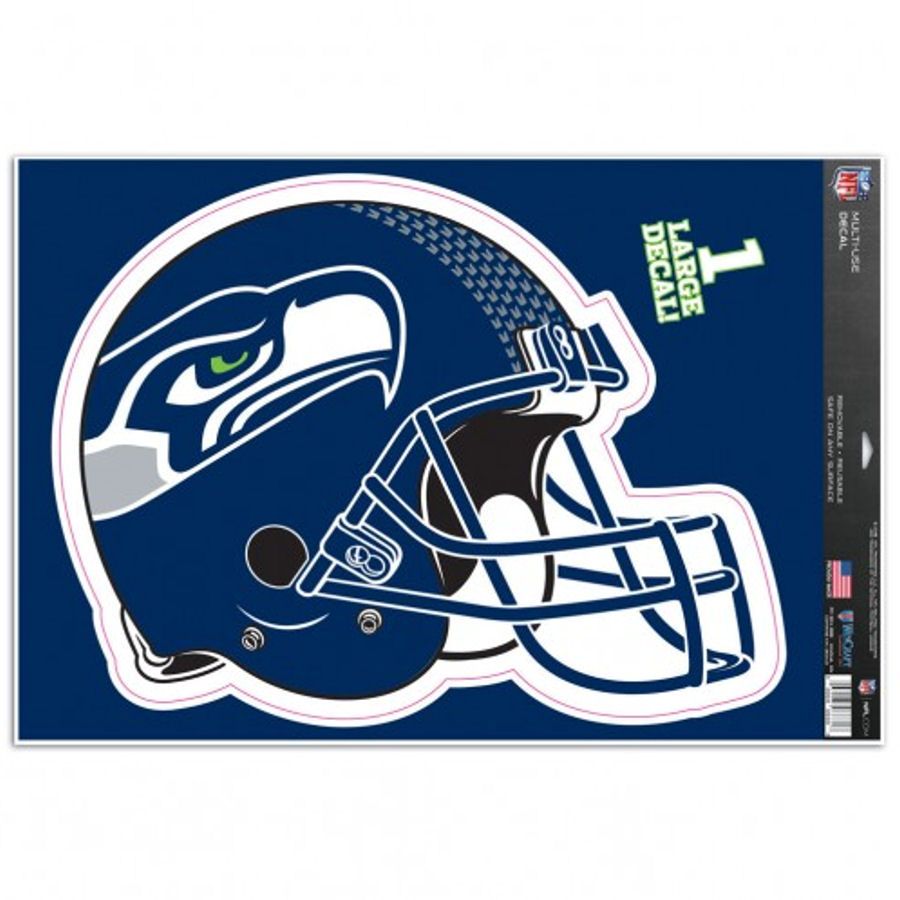 Seattle Seahawks Helmet - 11x17 Die Cut Multi Use Ultra Decal at ...