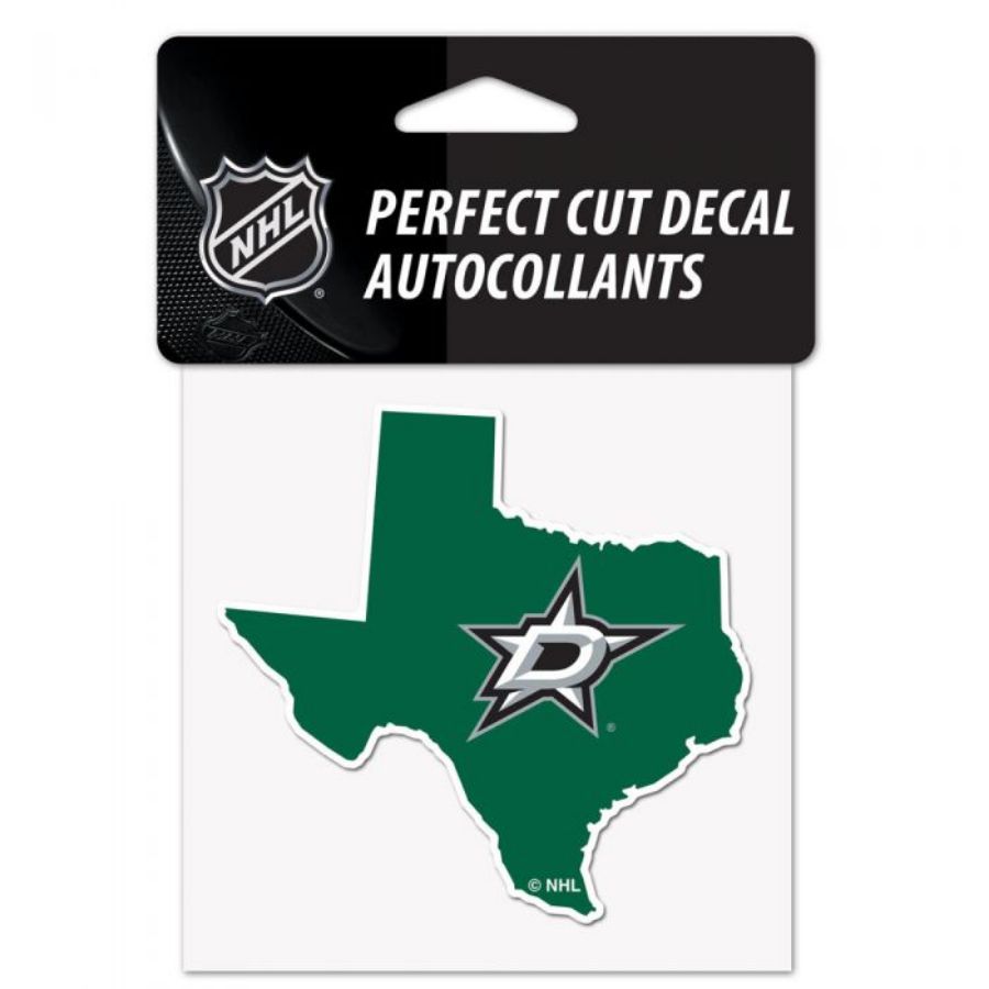 Dallas Stars Home State Texas - 4x4 Die Cut Decal at Sticker Shoppe