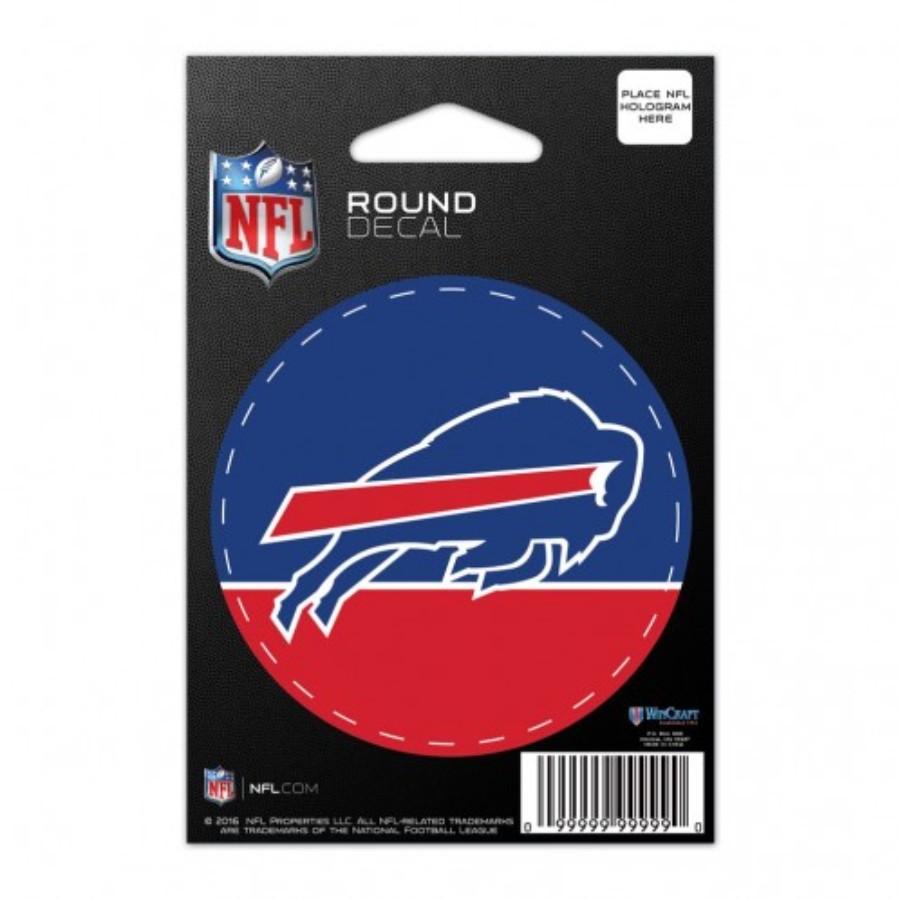 Buffalo Bills - 3x3 Round Vinyl Sticker at Sticker Shoppe