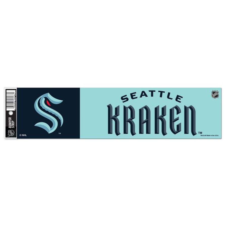 Seattle Kraken - 3x12 Bumper Sticker Strip at Sticker Shoppe