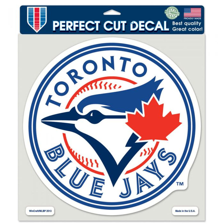 Toronto Blue Jays - 8x8 Full Color Die Cut Decal at Sticker Shoppe