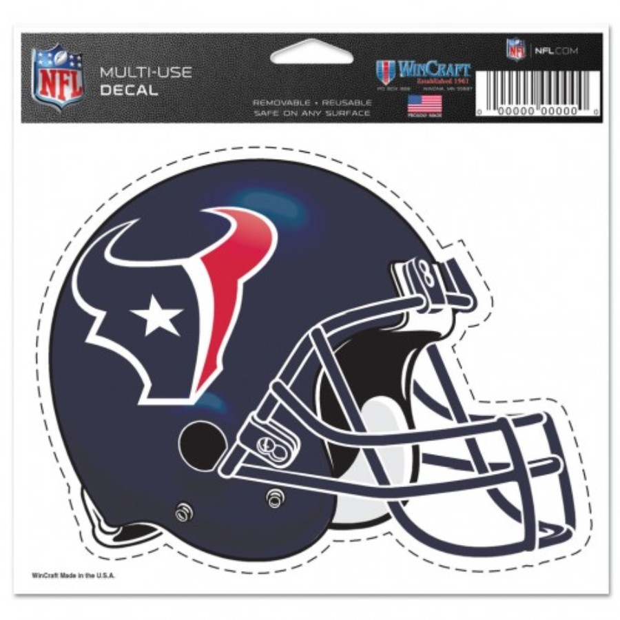 Houston Texans Helmet - 5x6 Ultra Decal at Sticker Shoppe