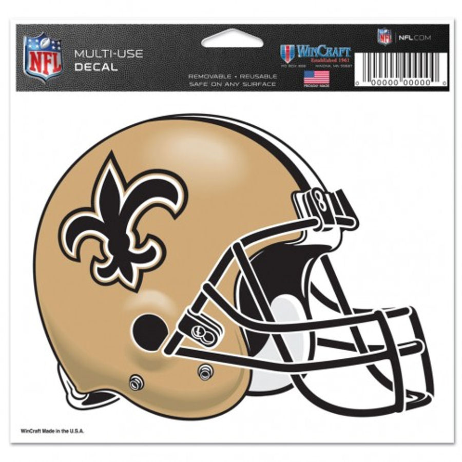 New Orleans Saints Helmet - 5x6 Ultra Decal at Sticker Shoppe