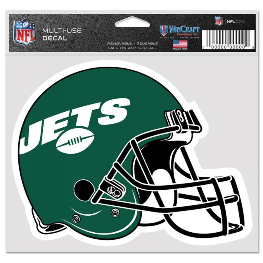 New York Jets 2019 Logo Helment - 5x6 Ultra Decal at Sticker Shoppe