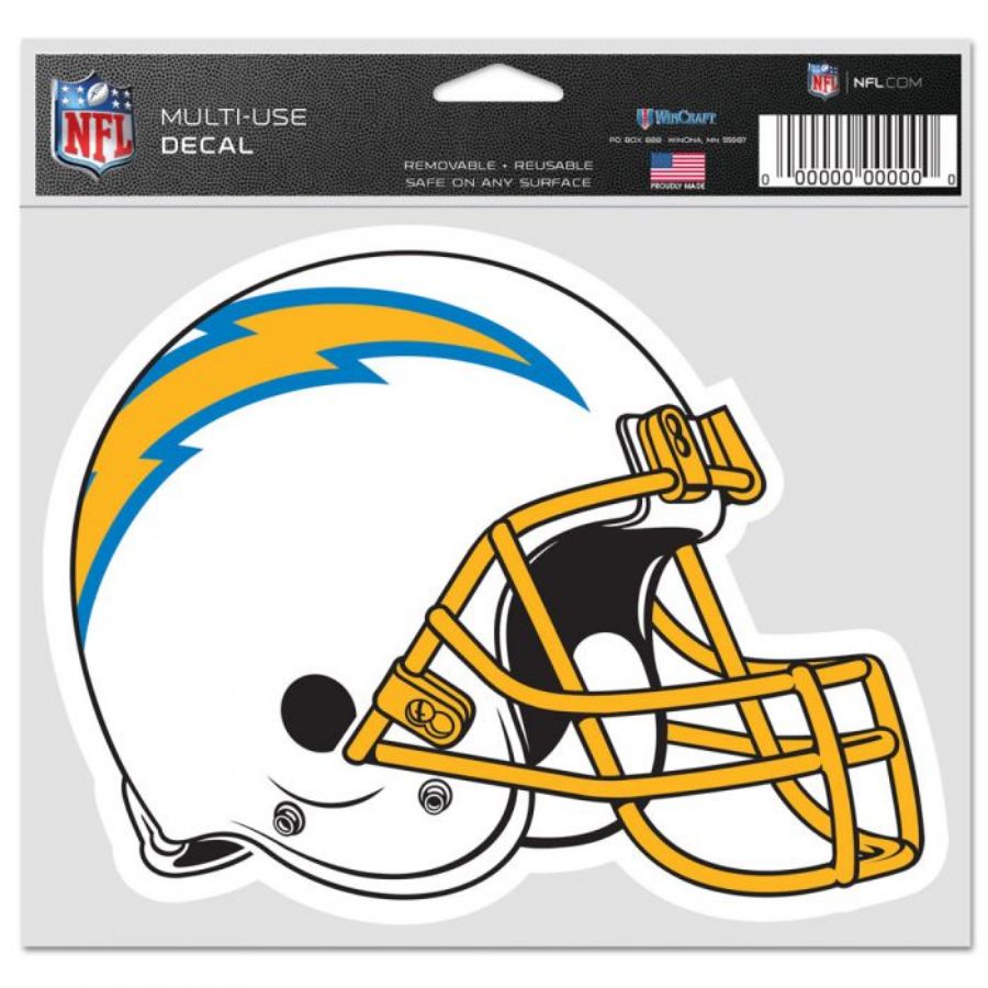 Los Angeles Chargers 2020 Helmet Logo - 5x6 Ultra Decal at Sticker Shoppe