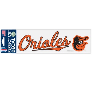 Baltimore Orioles Logo - 3x10 Die Cut Decal at Sticker Shoppe