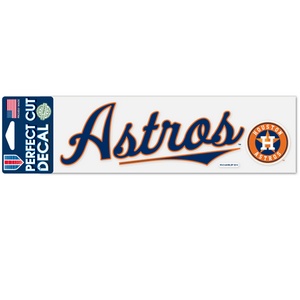 Houston Astros Logo - 3x10 Die Cut Decal at Sticker Shoppe