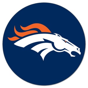 Denver Broncos - 3x3 Reflective Decal at Sticker Shoppe