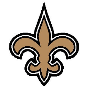 New Orleans Saints - 3x3 Reflective Decal at Sticker Shoppe