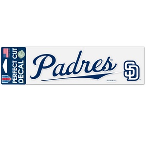 San Diego Padres Logo - 3x10 Die Cut Decal at Sticker Shoppe
