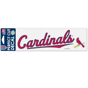 St. Louis Cardinals Logo - 3x10 Die Cut Decal at Sticker Shoppe