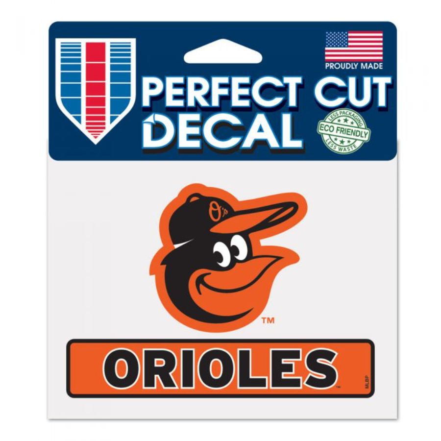 Baltimore Orioles - 4x5 Die Cut Decal at Sticker Shoppe
