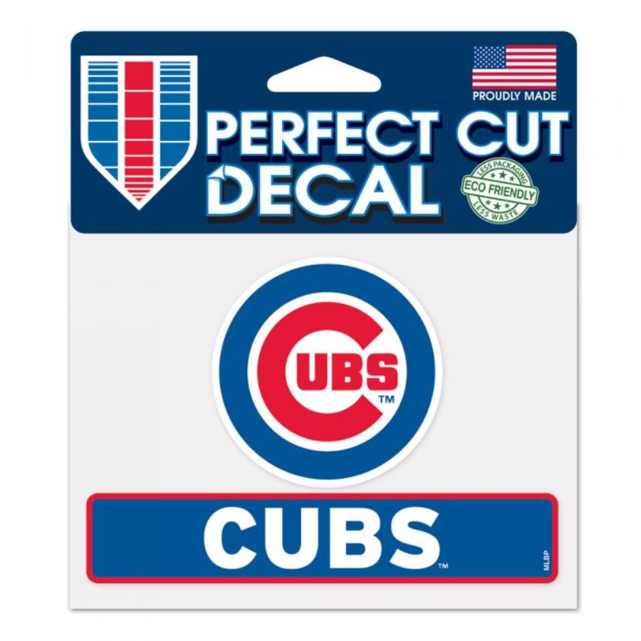 Chicago Cubs - 4x5 Die Cut Decal at Sticker Shoppe