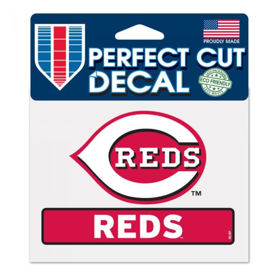 Cincinnati Reds - 4x5 Die Cut Decal at Sticker Shoppe