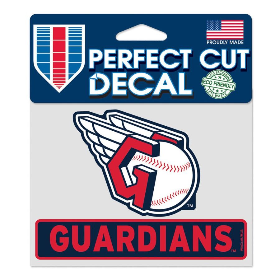 Cleveland Guardians - 4x5 Die Cut Decal at Sticker Shoppe