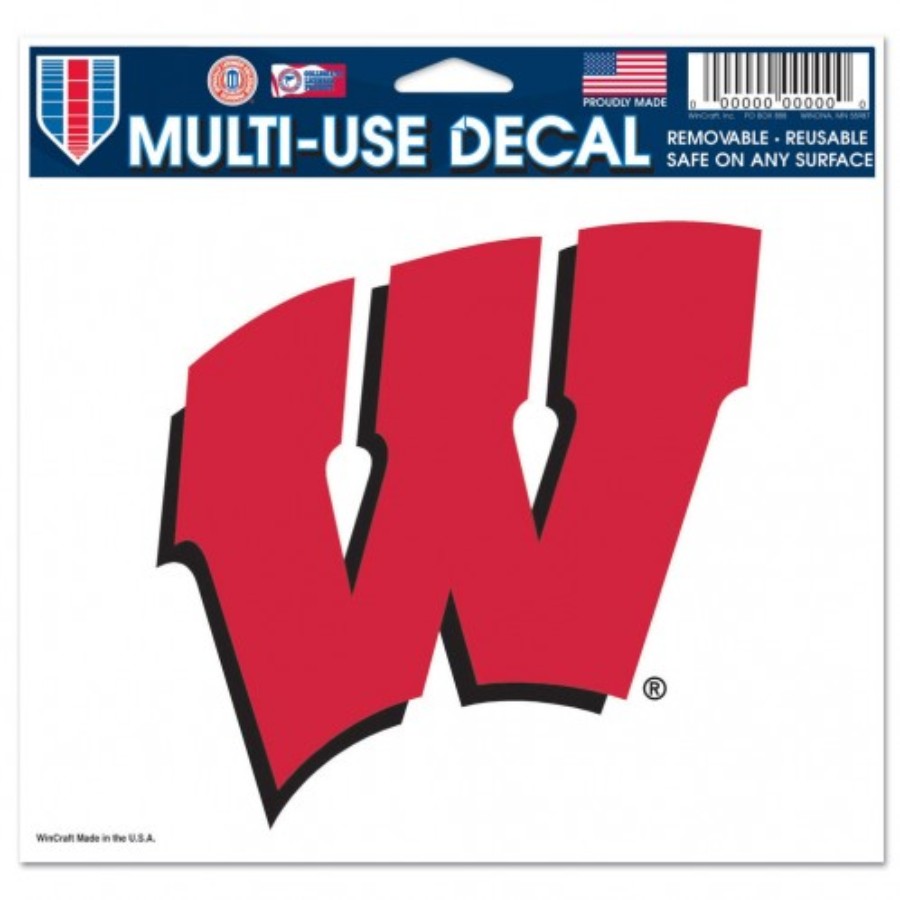 University Of Wisconsin Badgers - 5x6 Ultra Decal at Sticker Shoppe