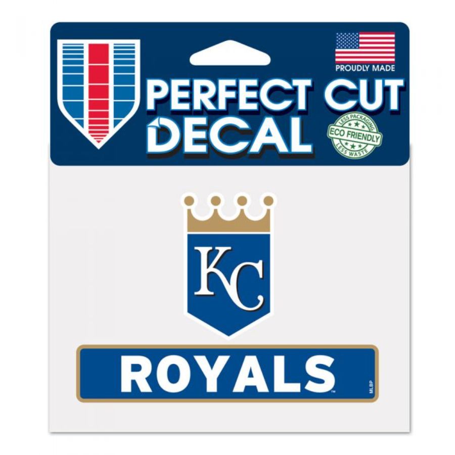 Kansas City Royals - 4x5 Die Cut Decal at Sticker Shoppe