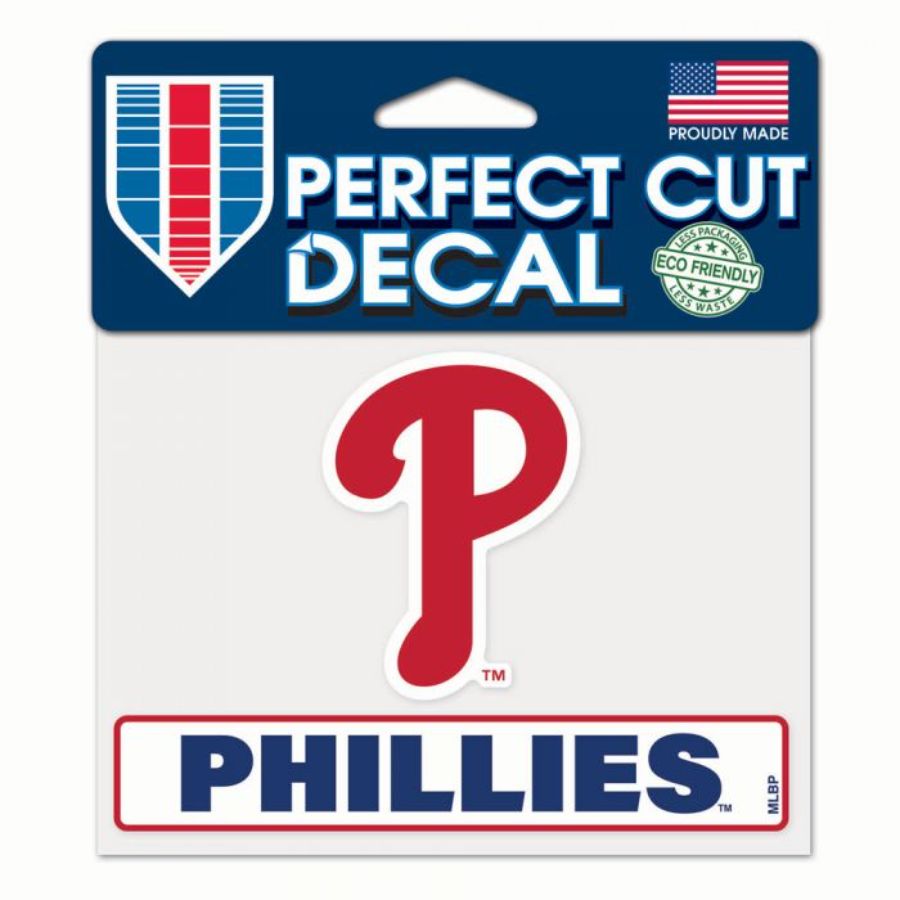 Philadelphia Phillies - 4x5 Die Cut Decal at Sticker Shoppe
