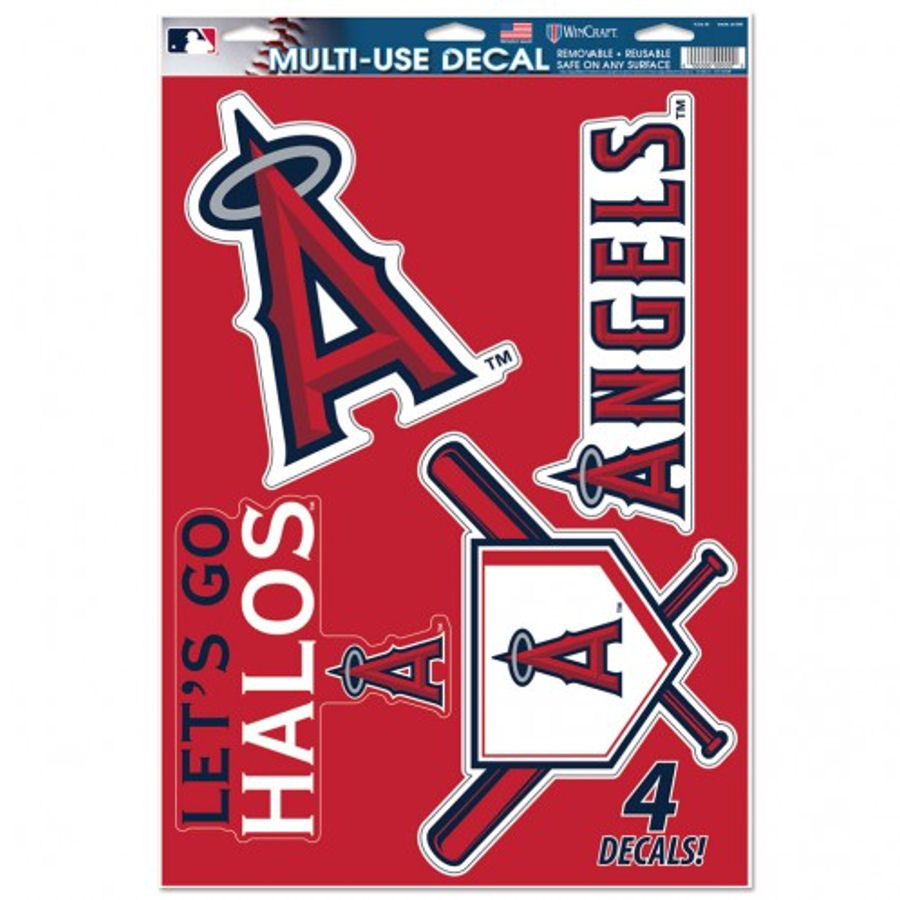 Los Angeles Angels of Anaheim - Set of 4 Ultra Decals at Sticker Shoppe