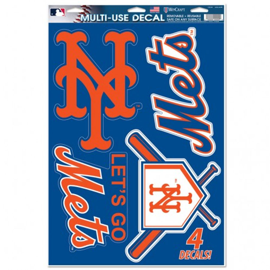 New York Mets - Set of 4 Ultra Decals at Sticker Shoppe