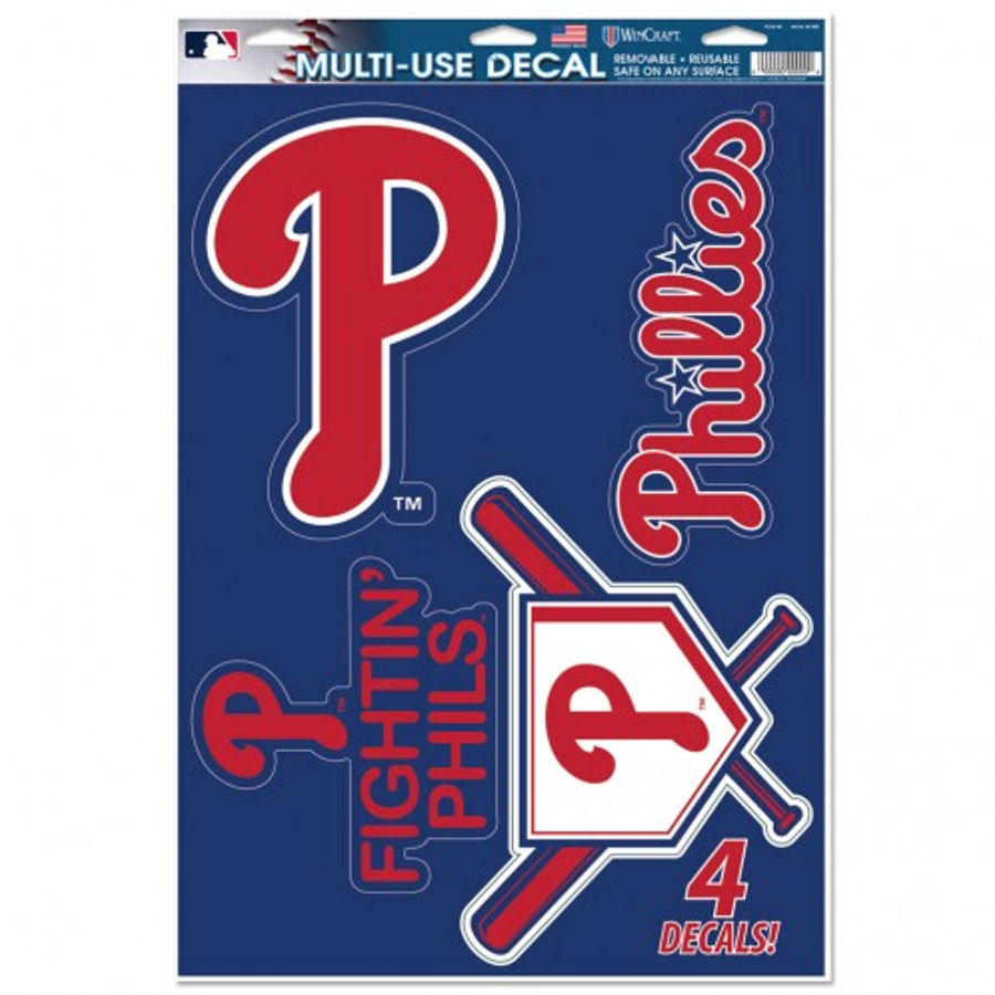 Philadelphia Phillies - Set of 4 Ultra Decals at Sticker Shoppe