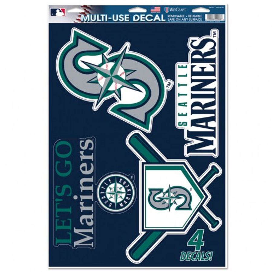 Seattle Mariners - Set of 4 Ultra Decals at Sticker Shoppe
