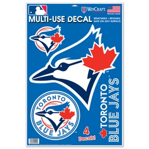 Toronto Blue Jays - Set of 4 Ultra Decals at Sticker Shoppe
