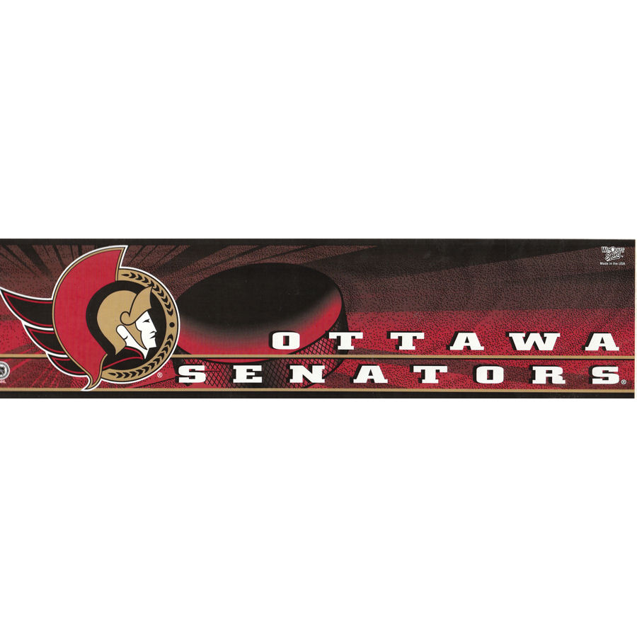Ottawa Senators Logo - 3x12 Bumper Sticker Strip at Sticker Shoppe