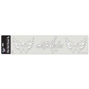Washington Capitals - 4x17 White Die Cut Decal at Sticker Shoppe